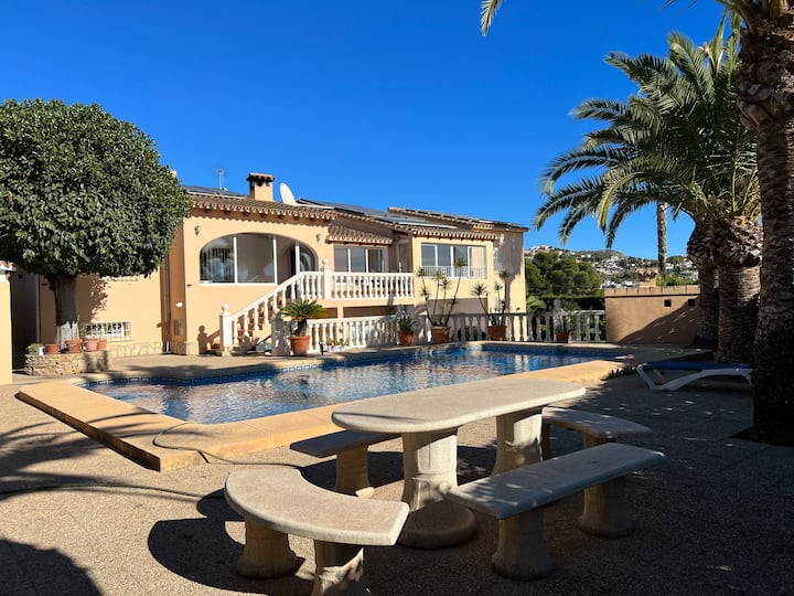 Piscine Privée, Jardin, Plage Et Centre à Pied - Moraira