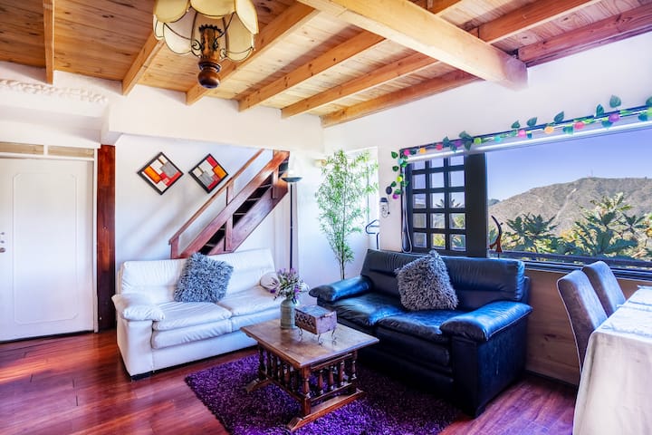 Cabaña Para 5 Con Chimenea & Vistas A Bogotá - La Calera, Colombia