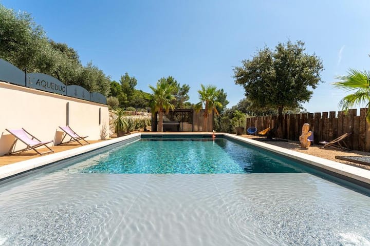 Mas De L'aqueduc Mazet Jacuzzi Chauffé Piscine - Vaison-la-Romaine