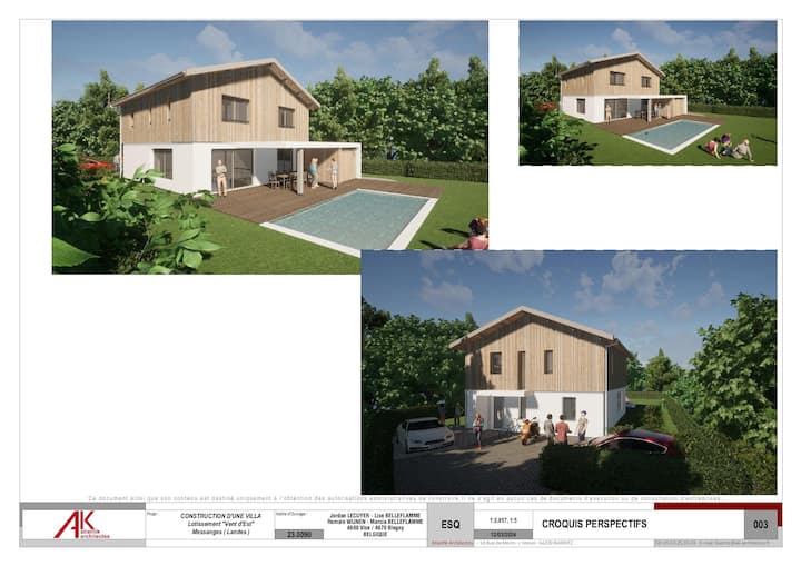 Villa Moderne + Piscine ⸱ Messanges ⸱ 10 Personnes - Messanges