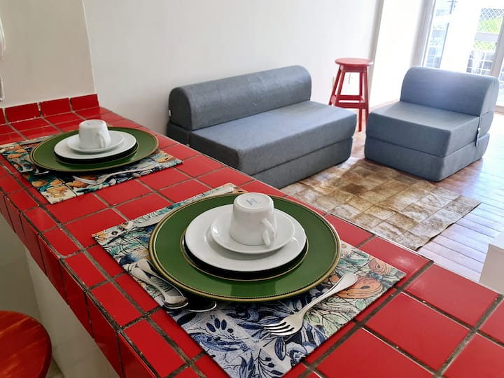 Aconchegante 1 Quarto No Apipema - Barra