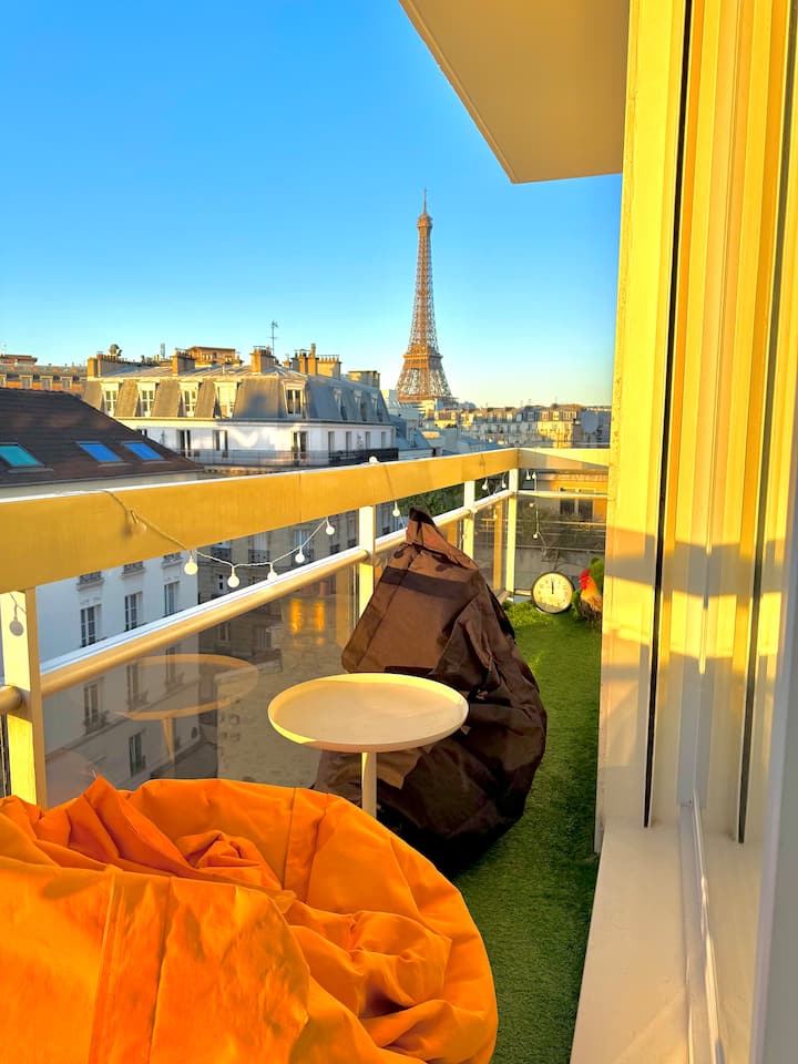 Appartement Vue Tour Eiffel - Eiffel Tower - Paris