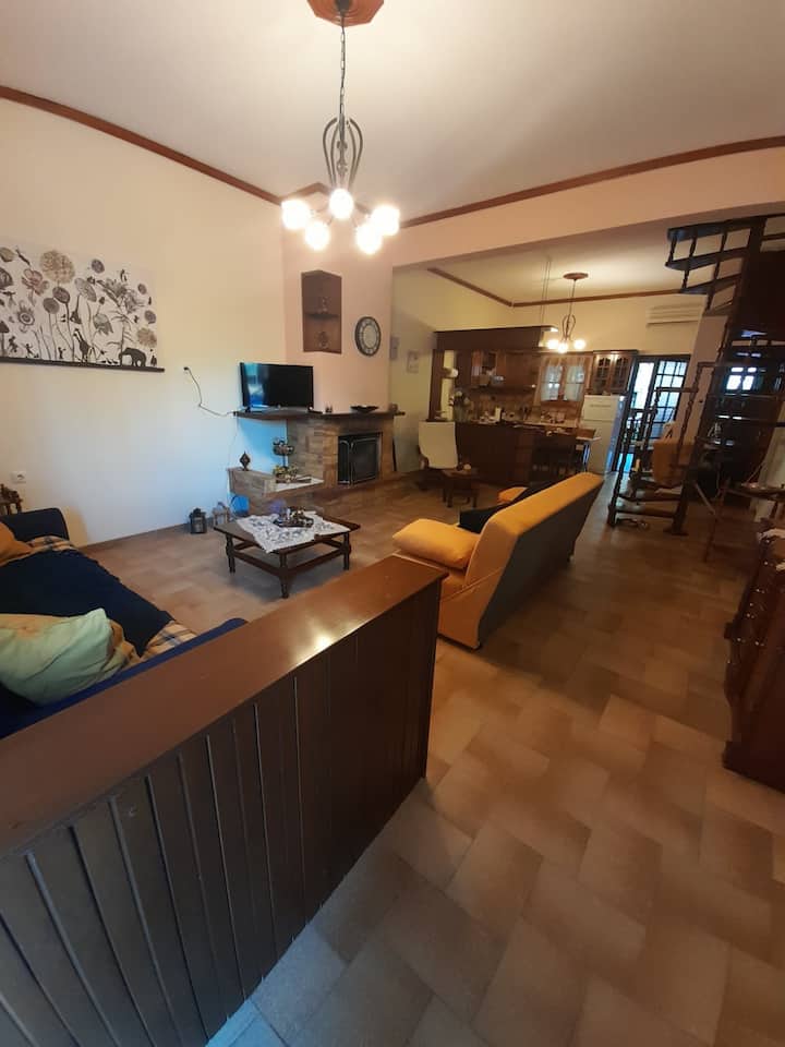 Adorable 2 Floors Two Bedroom Vacation Maisonette - Halkidiki