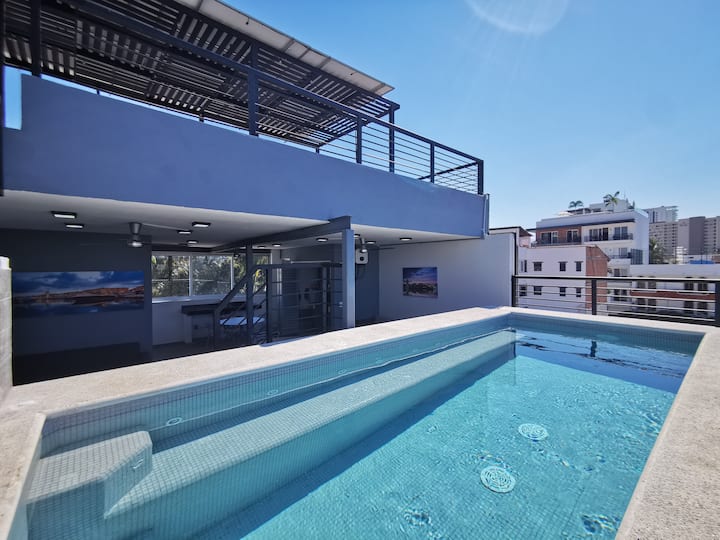 $999 Month $350 Week Live Work Play-pool - Bbq #12 - Puerto Vallarta