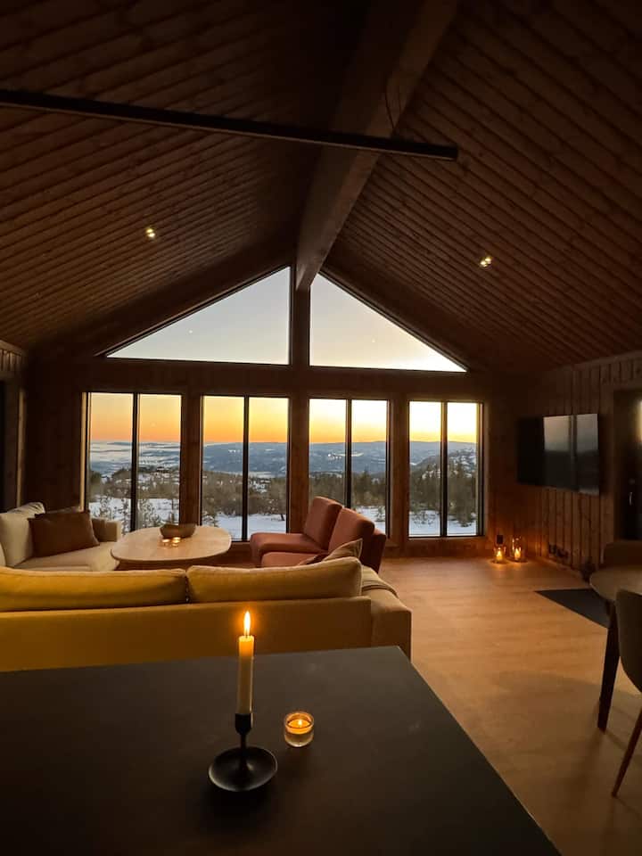 Flott Familiehytte På Lifjell - Norja