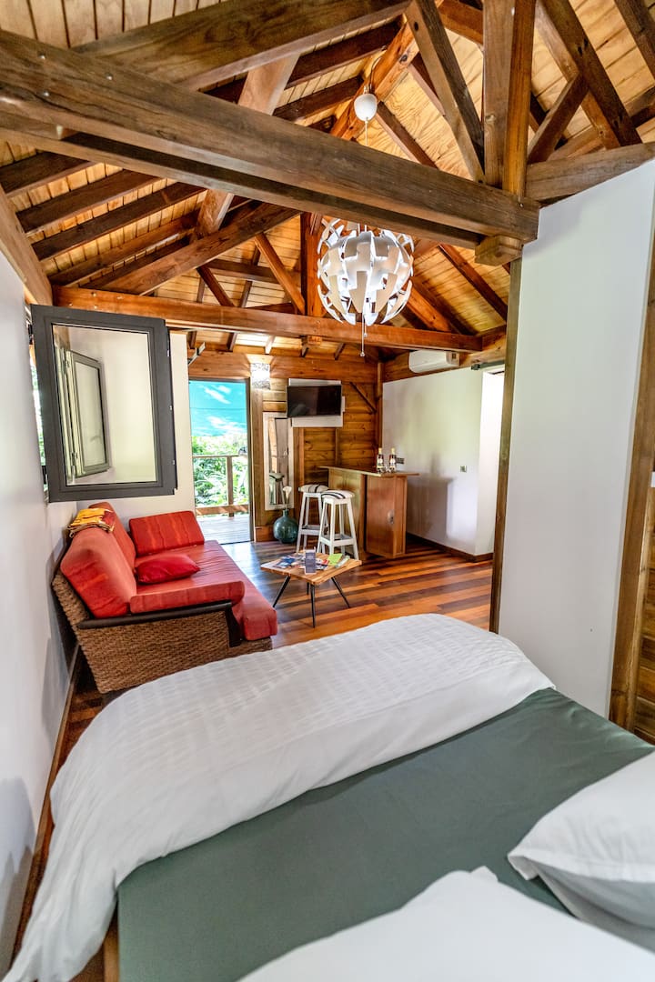 Bungalow Bois Nature Et Jacuzzi - Guadalupe