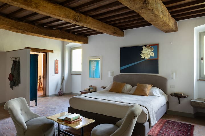 La Foglia, Grande Camera In Agriturismo - Passignano sul Trasimeno