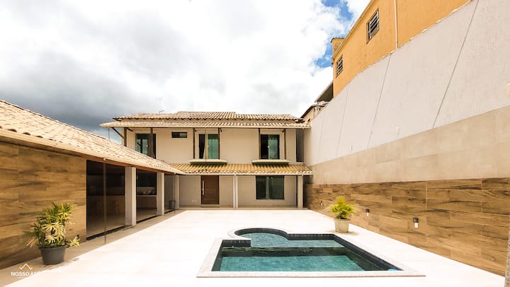 Casa Com Piscina | Churrasqueira | Ar-condicionado - Juiz de Fora