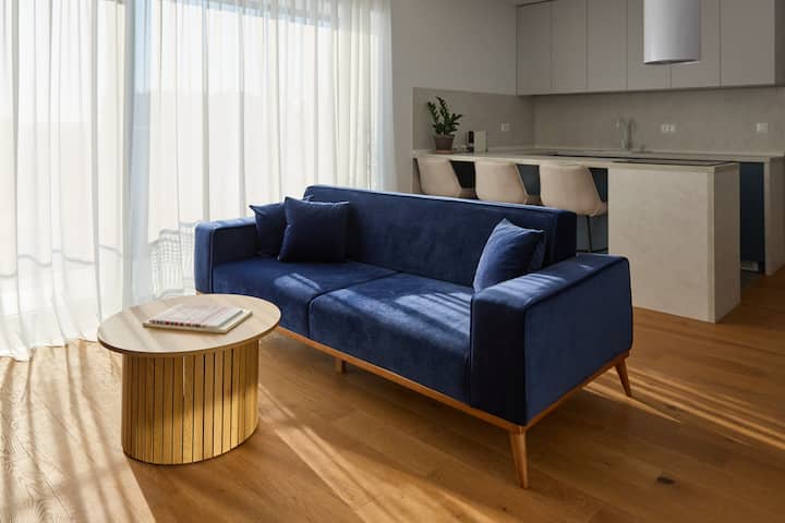 Mr. Blue. 1 Br Apartment. One Cotroceni Park - Bucarest