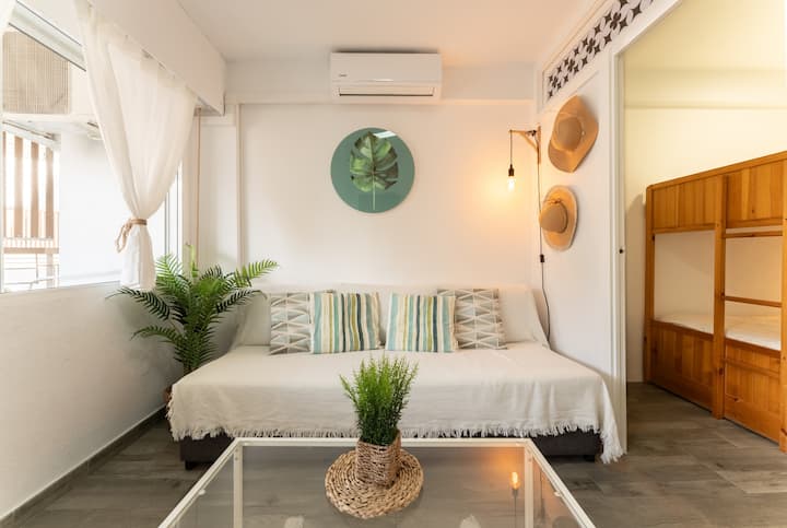 Cozy Beach Apt | Terrace • Wi-fi • 50 M To Beach - Salou
