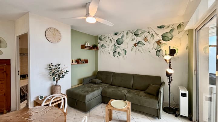 Vue Mer & Piscine – Appart T3 Pour 6 à La Corniche - Frontignan