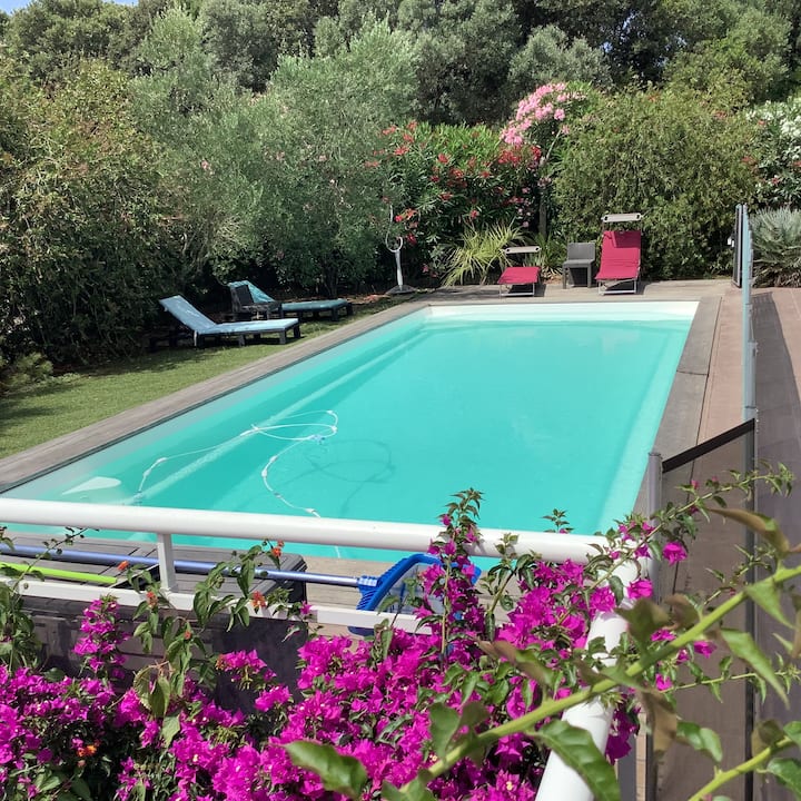 Villa Climatisée Avec Piscine - Bonifacio