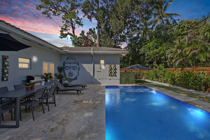 Tropical Oasis, Heated Pool, Near Las Olas Beach - Fort Lauderdale