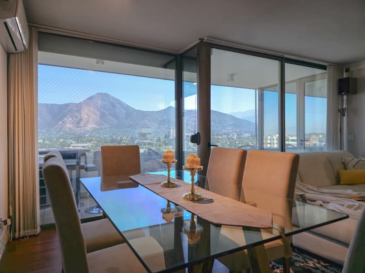 Familiar Depto. Frente Parque Arauco Con Piscina - Las Condes