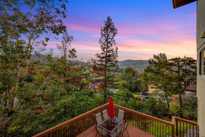 5bd Marin Retreat W/ Billiards, Bbq + Views - San Anselmo, CA
