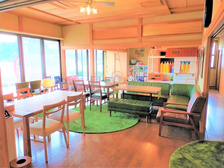 【１～４人】２段ベッド２台カーテン付き・カラオケ、キッズルームあり※オプションで貸切サウナも - Soma, Japan