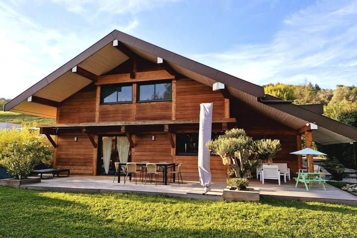 Chalet De Charme Avec Piscine à 15 Mn D'annecy - Cruseilles