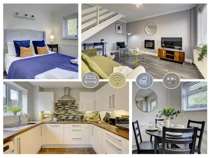 Serene Luxury |25% Off| Sleeps5 |Wi-fi | Garden - Milton Keynes