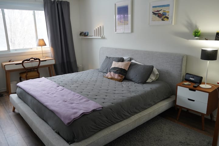 Large Room With King Size Bed And Ensuite Bathroom - London, Ontario
