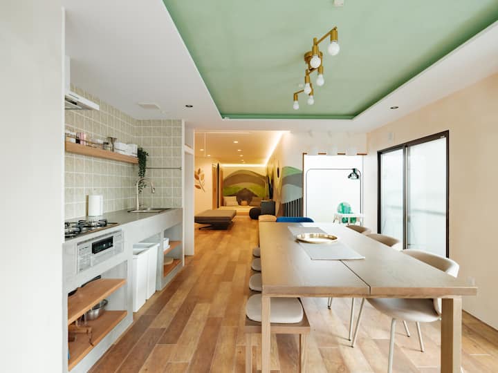 【当日予約Ok】2月14日new Open#jr新水前寺駅から徒歩3分#最大8名宿泊可能#無料駐車場 - Kumamoto