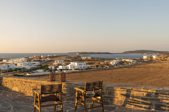 Walk To Naousa | 5br House | Amazing View | Vireya - Paros