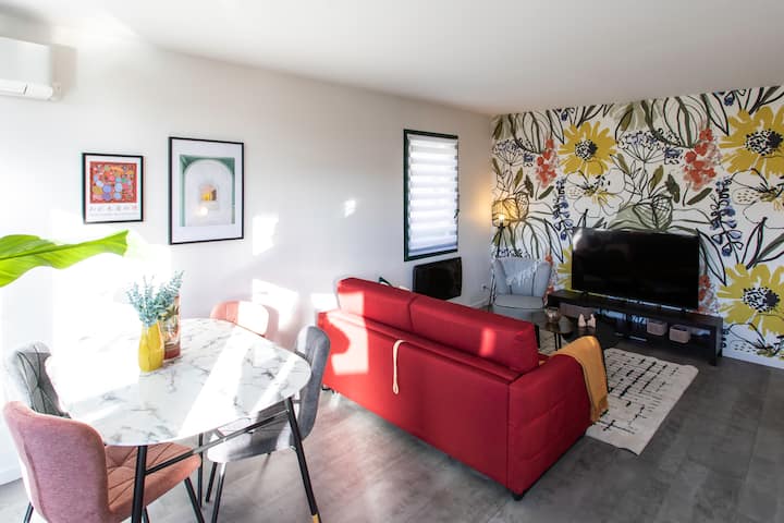 Suite Fleur 3p Centrale/terrasse, Clim & Wifi - Nizza