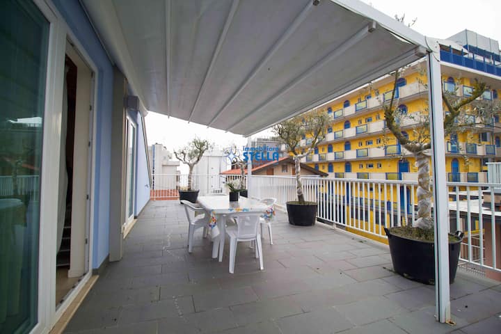 Residence Adriatica 10 *Attic* [ Beach+parking ] - Lido di Jesolo