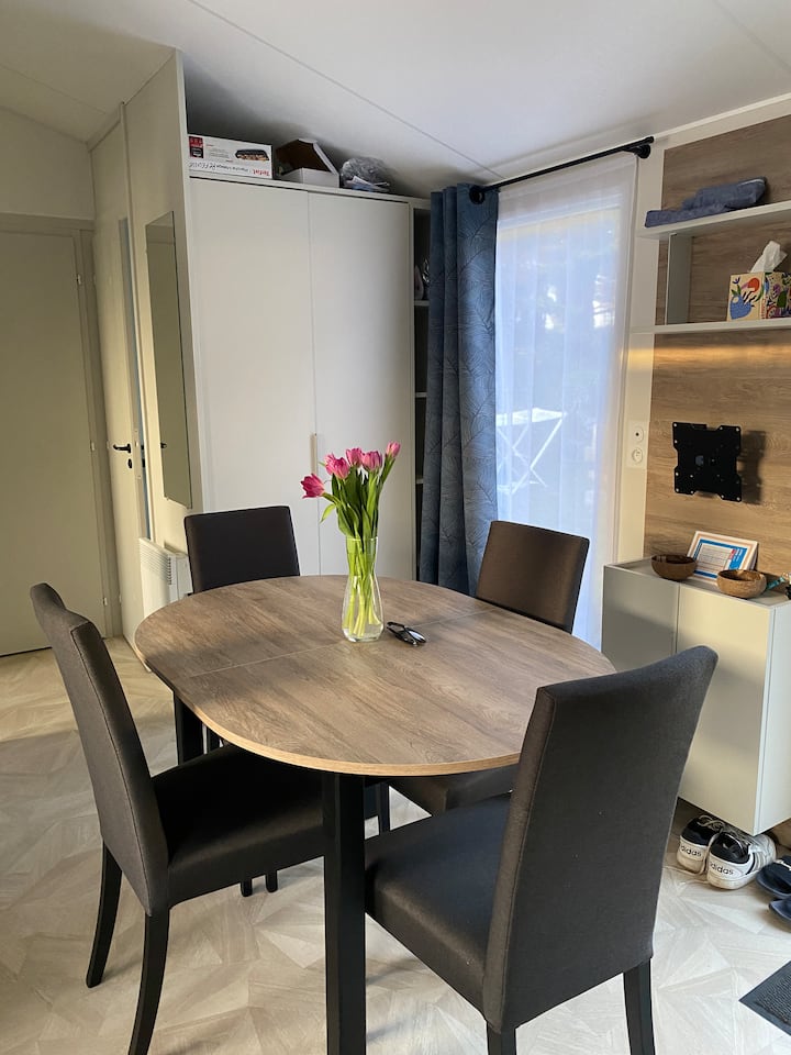 Mobil-home Récent 40 M2 Avec 3 Chambres Et 2 Sdb - Saint-Coulomb