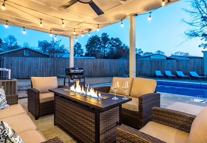 Pool•6beds•miltdis•grill•kingbed•nintendo•nearshop - Columbus, GA