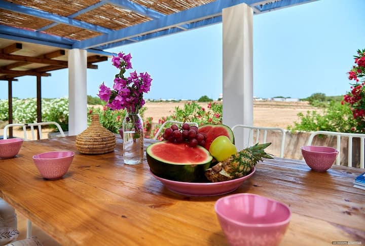 Casa En Cerca De La Playa De Es Còdol Foradat - 포르멘테라섬