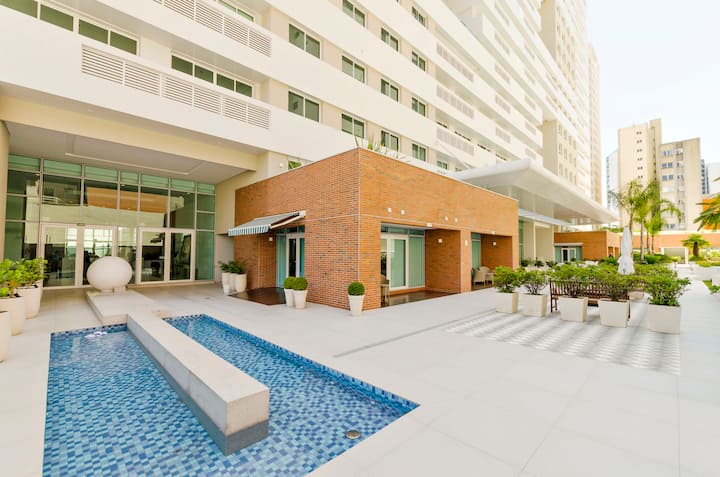 Apto/studio 1 Quarto, Sacada, Churr Priv, Piscina - Curitiba