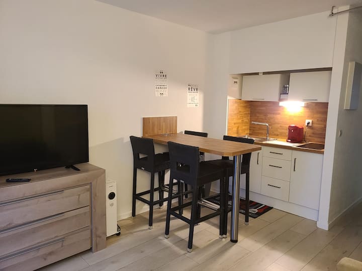 Studio Pour 4, Parking Privé,bord De Mer - Sainte-Marie