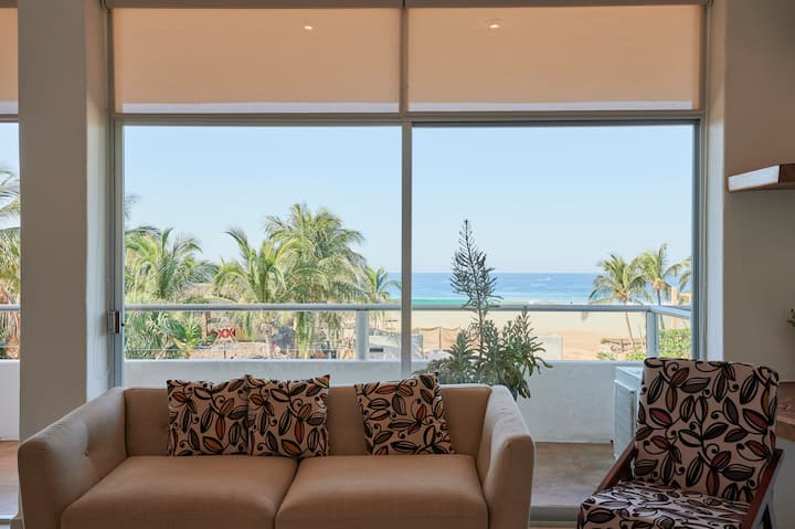 Apartment Beachfront View. - Puerto Escondido