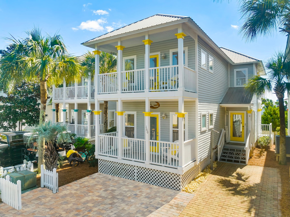 30A Walk to Beach, Gulf View Home, Community Pool - Houses for Rent in ...