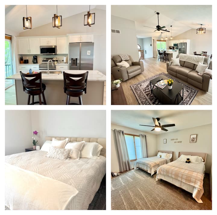 Bright & Beautiful West Side Home - Kinnick & Uihc - Iowa City, IA