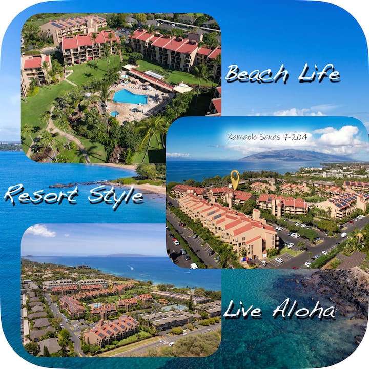 *Beach* Kingbd * Resort * Pool * Adult Hot Tub * - Kula