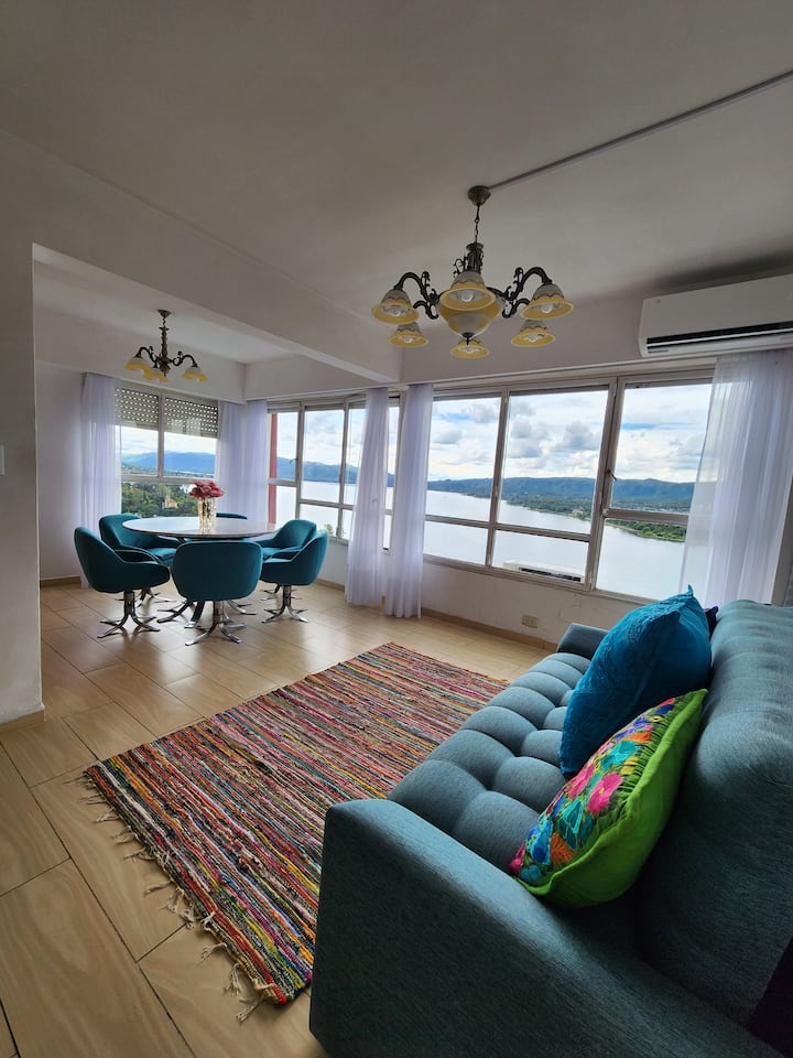 Nueveaguas - Apartamento Panorámico Frente Al Lago - Villa Carlos Paz