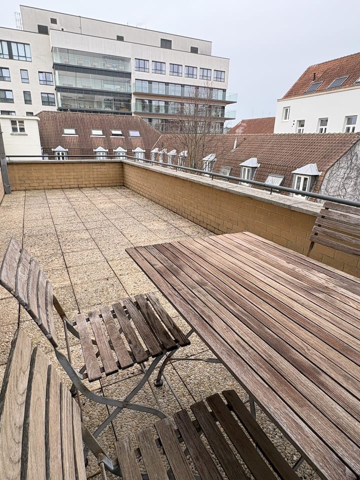 Apartment At Sablon With Terrace + Parking - Bryssel
