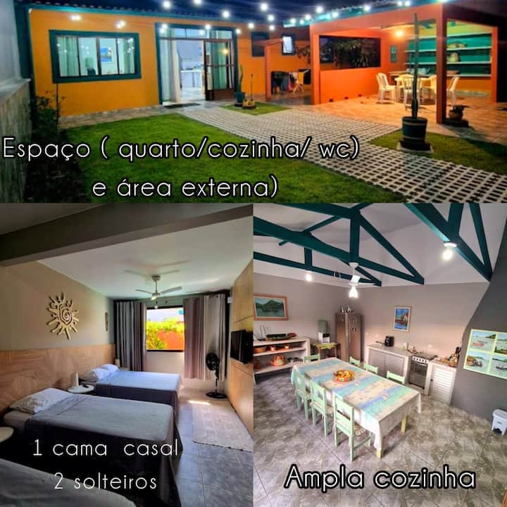 Casa: 1 Big Quarto, Amplo Espaço - Guaratuba