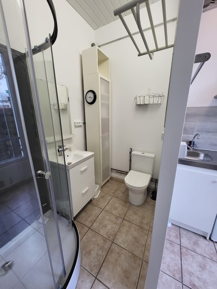 Studio 2 Personnes+1 Bébé Ou Enfant - Alfortville