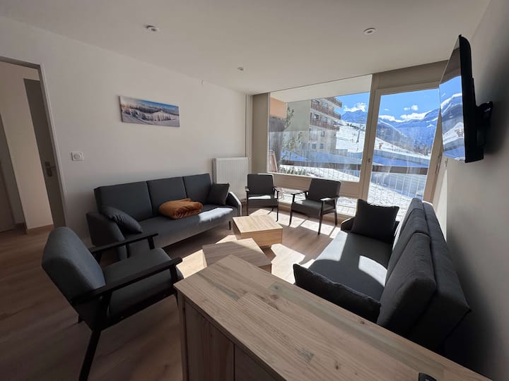 Grand Appt Ski Au Pied Avec Vue - Auris