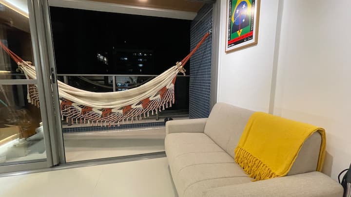 Sunny Apt In Barra With Rooftop, Gym, Pool & Ac - Bahia (estado)