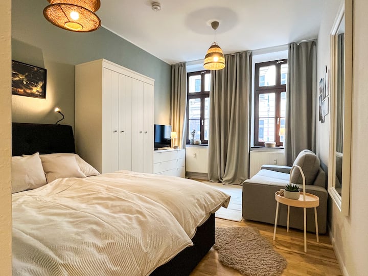 New Renovated | City Center | Bathtub | Fast Wifi - Leipzig Hbf Station