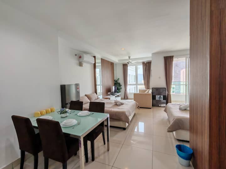 Alovelystudio@mansionone_5pax_wifi_gurney/gleneagl - Penang