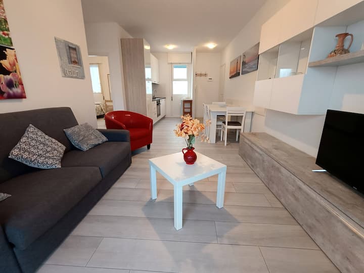 Duna - Luminoso Trilocale Con Vista Mare - Lignano Sabbiadoro