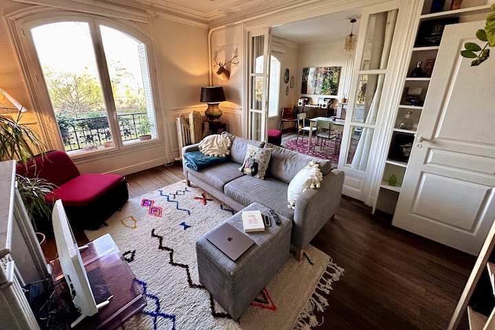 Charmful And Spaceful Flat Near Montmartre - 80m2 - Saint-Ouen
