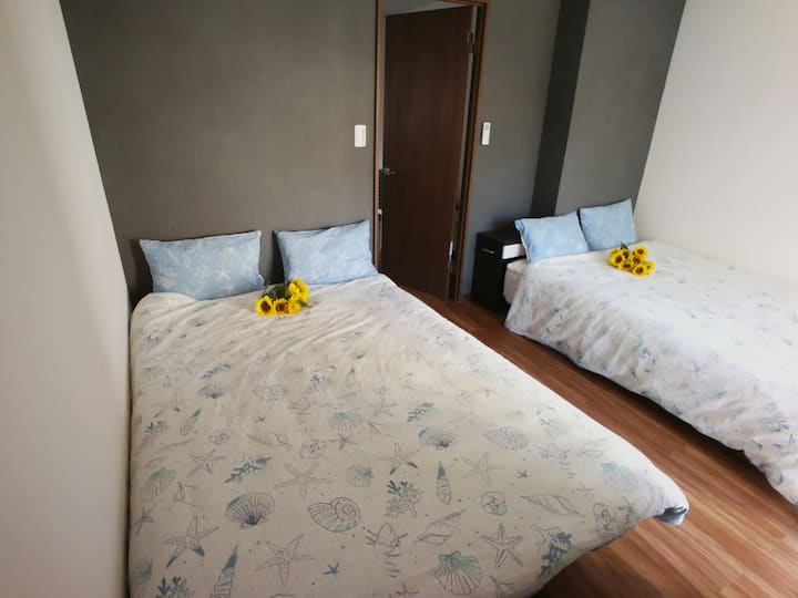 2c_池袋站步行6分钟便利公寓,两张双人床温馨民宿 - Ikebukuro