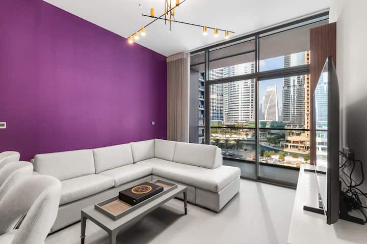 Stylish 1br Apartment, Pool, Jacuzzi, Sauna, Gym - Dubái