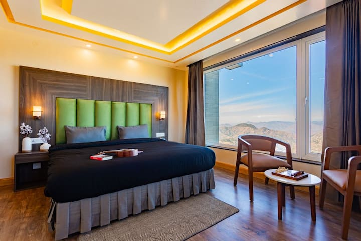 Warm & Scenic Stay | Deluxe Valley View Room - Shimla