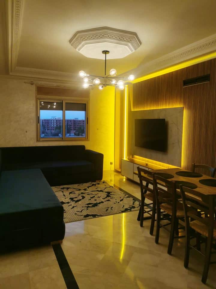 Appart 2 Chambers Luxe Contemporain Hivernage - Marrakech